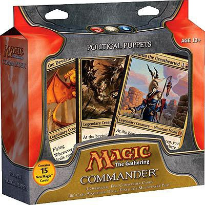 Magic The Gathering Commander Political Puppets EDH Deck Wizards of the ...