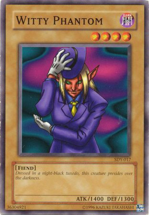 YuGiOh Starter Deck Yugi Single Card Common Witty Phantom SDY-017 - ToyWiz