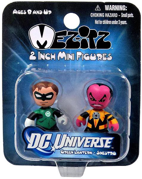 DC Green Lantern Mini Mez-Itz Series 1 Hal Jordan Sinestro 2 Vinyl ...