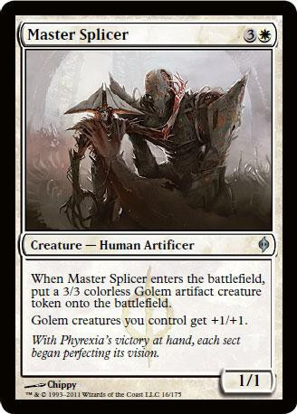 Magic The Gathering New Phyrexia Single Card Uncommon Master Splicer 16 ...