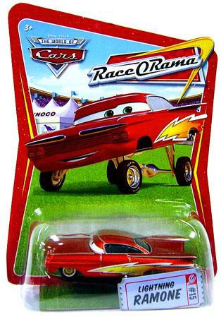 Disney Pixar Cars The World of Cars Race-O-Rama Lightning Ramone 155 ...