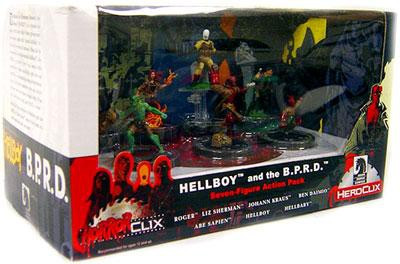 Hellboy HorrorClix Hellboy and the B.P.R.D. Collectors Set Wizkids NECA ...