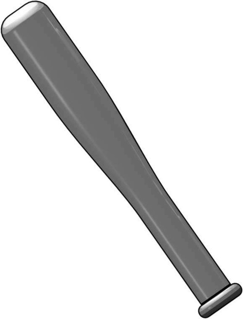 BrickArms Weapons Baseball Bat 2.5 Gunmetal - ToyWiz
