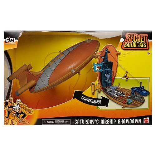 The Secret Saturdays Secret Adventure Airship Showdown Playset Mattel ...