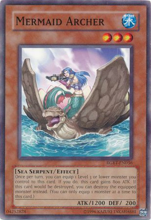 YuGiOh YuGiOh 5Ds Raging Battle Single Card Common Mermaid Archer RGBT ...