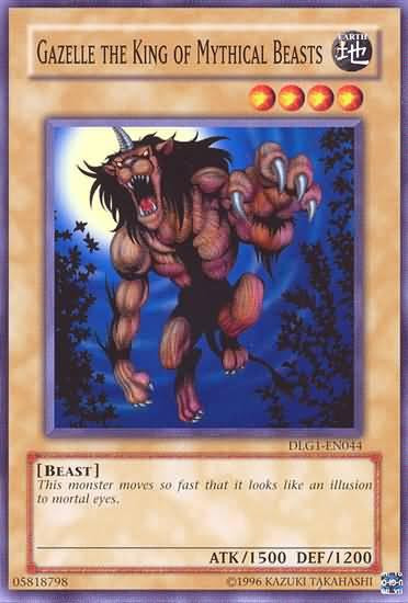 YuGiOh Dark Legends Single Card Common Gazelle the King of Mythical ...