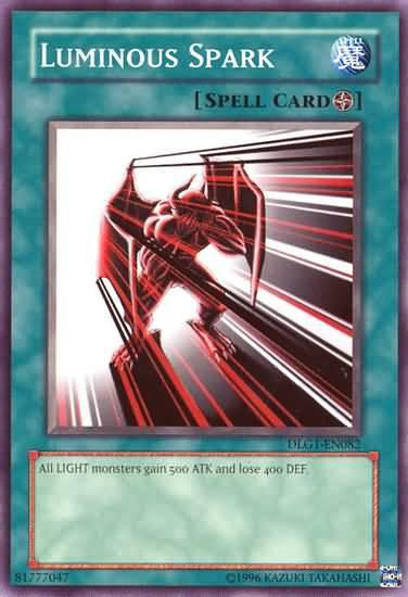YuGiOh Dark Legends Single Card Common Luminous Spark DLG1-EN082 - ToyWiz