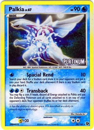 Pokemon Trading Card Game Promo Cards Single Card Rare Holo Palkia 26 ...