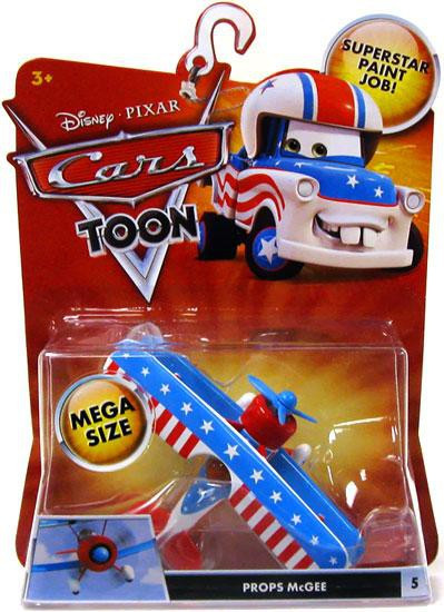 Disney Pixar Cars Cars Toon Deluxe Oversized Props McGee 155 Diecast ...