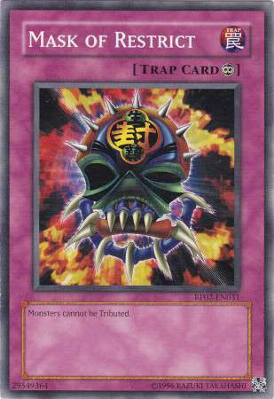 YuGiOh Retro Pack 2 Single Card Common Mask of Restrict RP02-EN031 - ToyWiz