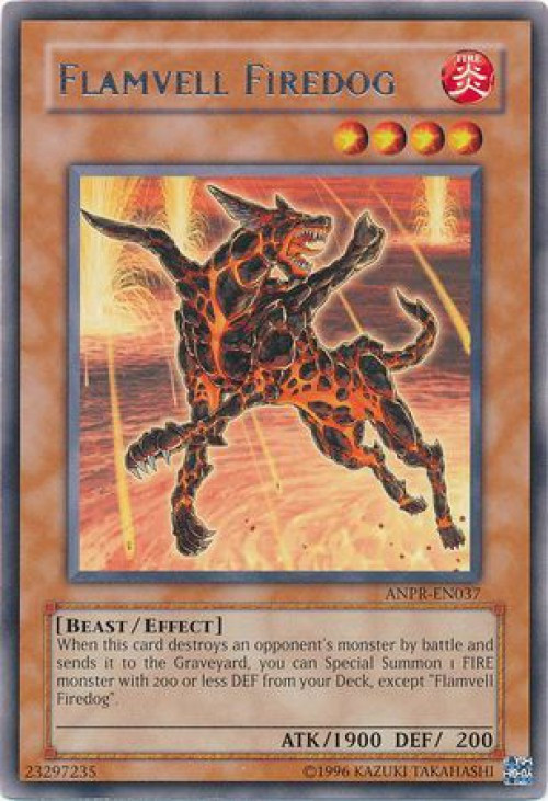 YuGiOh Ancient Prophecy Single Card Rare Flamvell Firedog ANPR-EN037 ...