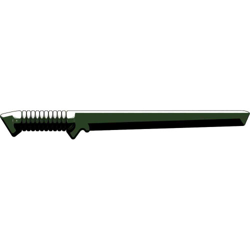 BrickArms Weapons Tactical Sword 2.5 Dark Olive Green - ToyWiz