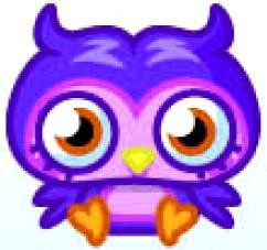 Moshi Monsters Moshlings Series 1 Prof. Purplex 1.5 Mini Figure 74 Spin ...