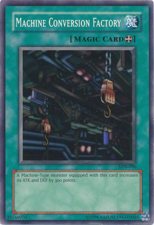 YuGiOh Legend of Blue Eyes White Dragon Single Card Common Machine ...