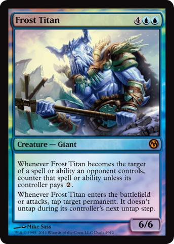 Magic The Gathering 2012 Core Set Single Card Promo Frost Titan Duels ...
