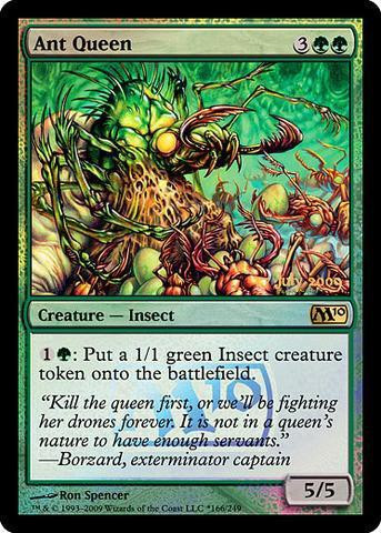 Magic The Gathering Prerelease Release Single Card Promo Ant Queen ...