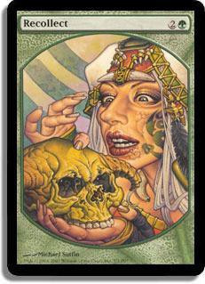 Magic The Gathering Textless Player Rewards Single Card Promo Recollect ...