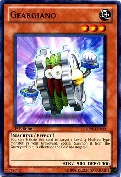 YuGiOh Trading Card Game Generation Force Single Card Common Geargiano ...