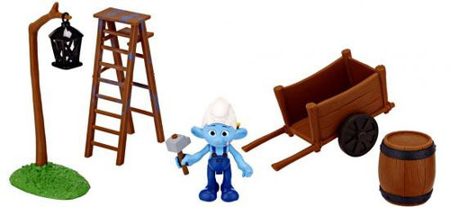 The Smurfs Movie Movie Moments Smurf Village Construction Figure ...