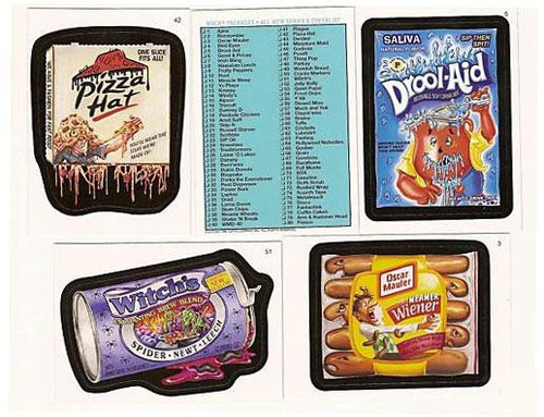 Wacky Packages Topps Series 6 Trading Card Sticker Complete Set - ToyWiz