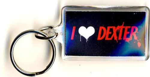 Dexter I Heart Dexxter Keychain Lucite Bif Bang Pow - ToyWiz