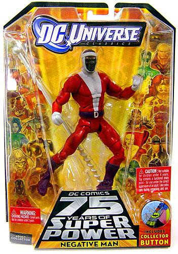 DC Universe 75 Years of Super Power Classics Trigon Series Negative Man ...