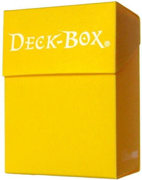 Ultra Pro Card Supplies Yellow Deck Box - ToyWiz