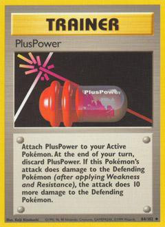 Pokemon Base Set Single Card Uncommon PlusPower 84 - ToyWiz