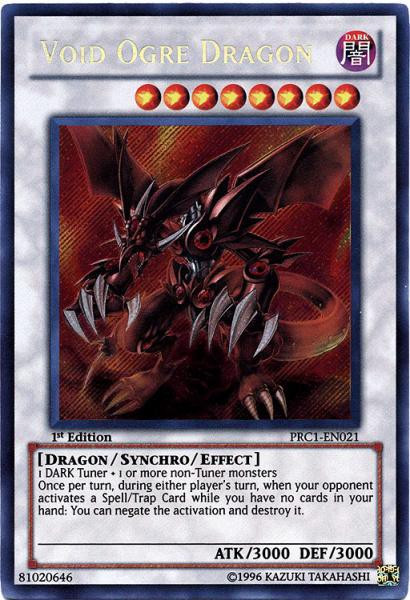 YuGiOh 2012 Premium Collector Tin Single Card Secret Rare Void Ogre ...