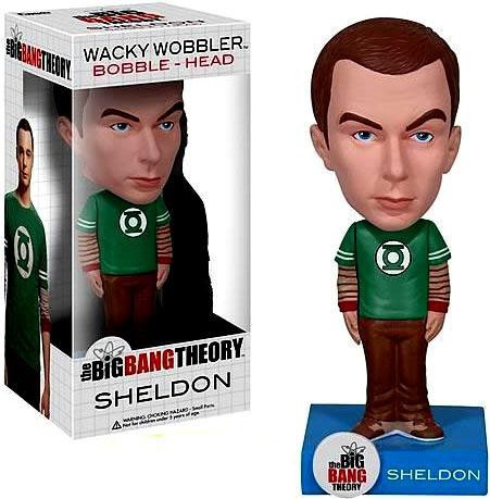 Funko The Big Bang Theory Wacky Wobbler Sheldon Bobble Head Green ...