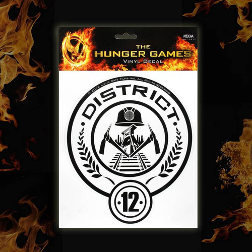 NECA The Hunger Games District 12 Laptop Decals - ToyWiz