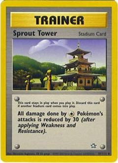 Pokemon Neo Genesis Single Card Uncommon Sprout Tower 97 - ToyWiz