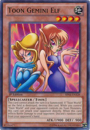 YuGiOh Battle Pack Epic Dawn Single Card Common Toon Gemini Elf BP01 ...