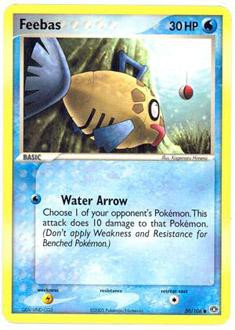 Pokemon EX Emerald Single Card Common Feebas 50 - ToyWiz