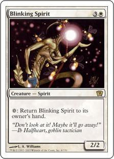 Magic The Gathering 9th Edition Single Card Rare Blinking Spirit 8 - ToyWiz