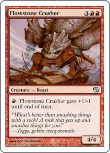 Magic The Gathering 9th Edition Single Card Uncommon Flowstone Crusher ...