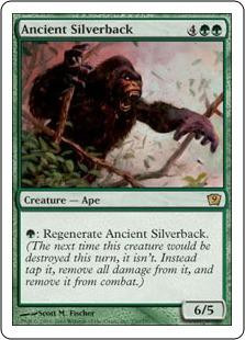 Magic The Gathering 9th Edition Single Card Rare Ancient Silverback 230 ...