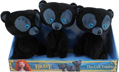 Disney Pixar Brave The Cub Triplets Plush Set Just Play - ToyWiz