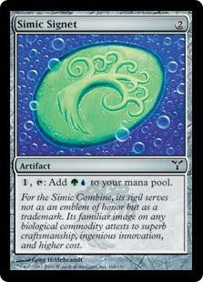 Magic The Gathering Dissension Single Card Common Simic Signet 166 - ToyWiz