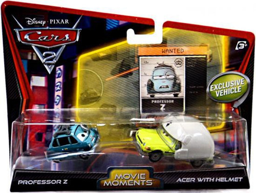 Disney Pixar Cars Cars 2 Professor Z Acer With Helmet 155 Diecast Car 2 ...