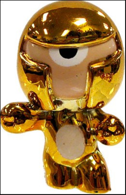 Crazy Bones Gogos Gold Series 2 Single Figure Helly Gold Loose - ToyWiz