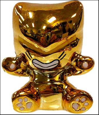 Crazy Bones Gogos Gold Series 2 Single Figure Mori Gold Loose - ToyWiz
