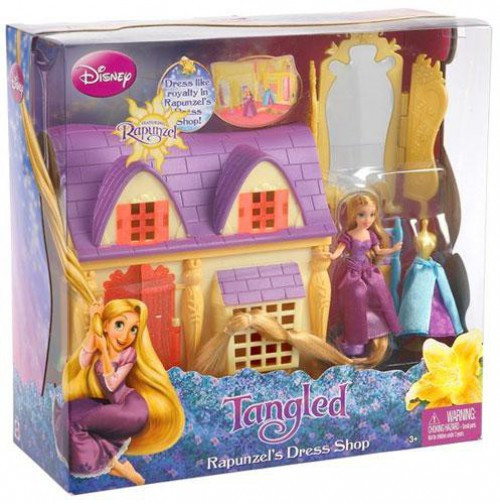 Disney Tangled Rapunzels Dress Shop Playset Mattel Toys - ToyWiz