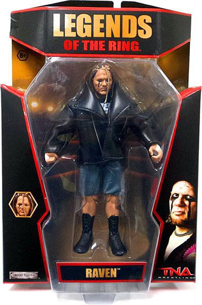 TNA Wrestling Deluxe Impact Series 5 Raven Action Figure Legends of the ...
