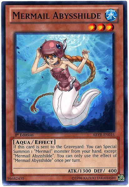 YuGiOh Trading Card Game Abyss Rising Single Card Common Mermail ...
