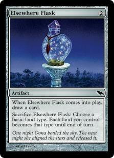 Magic The Gathering Shadowmoor Single Card Common Elsewhere Flask 250 ...