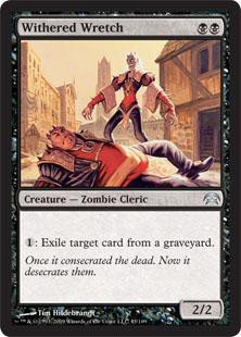 Magic The Gathering Planechase Single Card Uncommon Withered Wretch 45 ...
