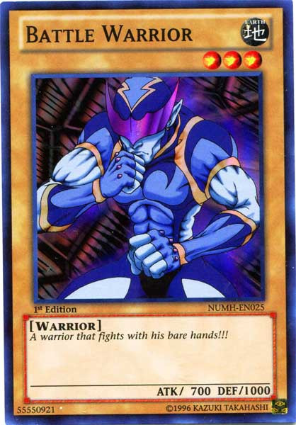 YuGiOh Number Hunters Single Card Super Rare Battle Warrior NUMH-EN025 ...