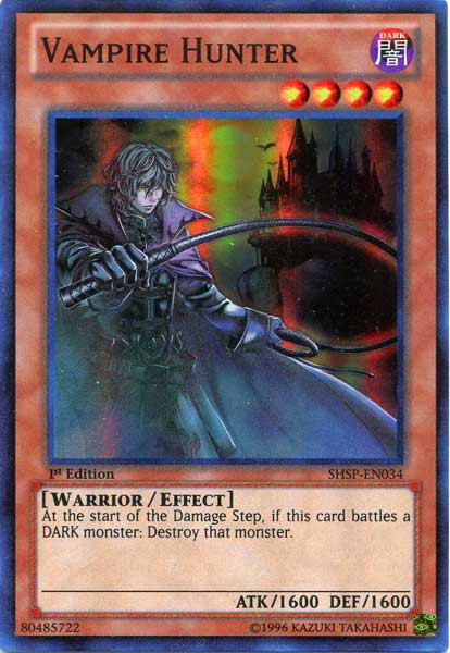 YuGiOh Trading Card Game Shadow Specters Single Card Super Rare Vampire ...