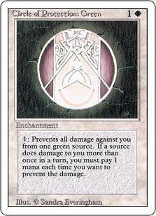 Magic The Gathering Revised Single Card Common Circle of Protection ...